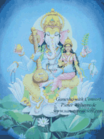 Ganesha & Consort Pictures of Paintings