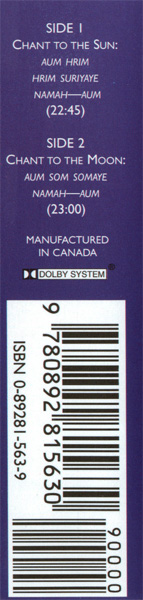 Chants to The Sun and The Moon